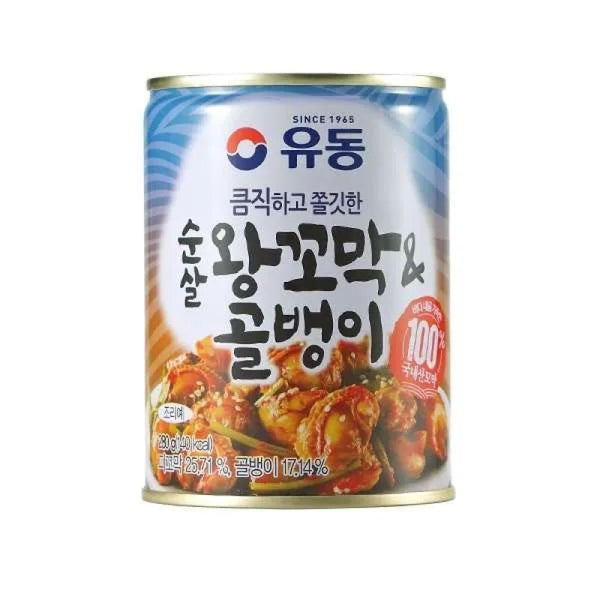 유동 순살 왕꼬막 & 골뱅이 280g – 꽃마USA